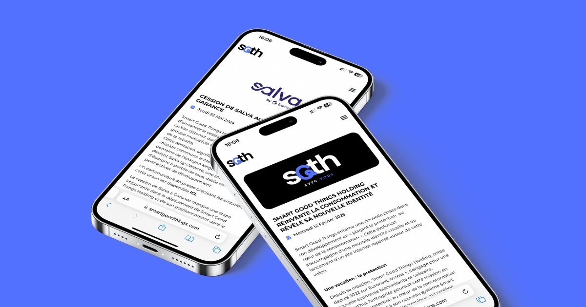 Blog et actualités - Smart Good Things Holding